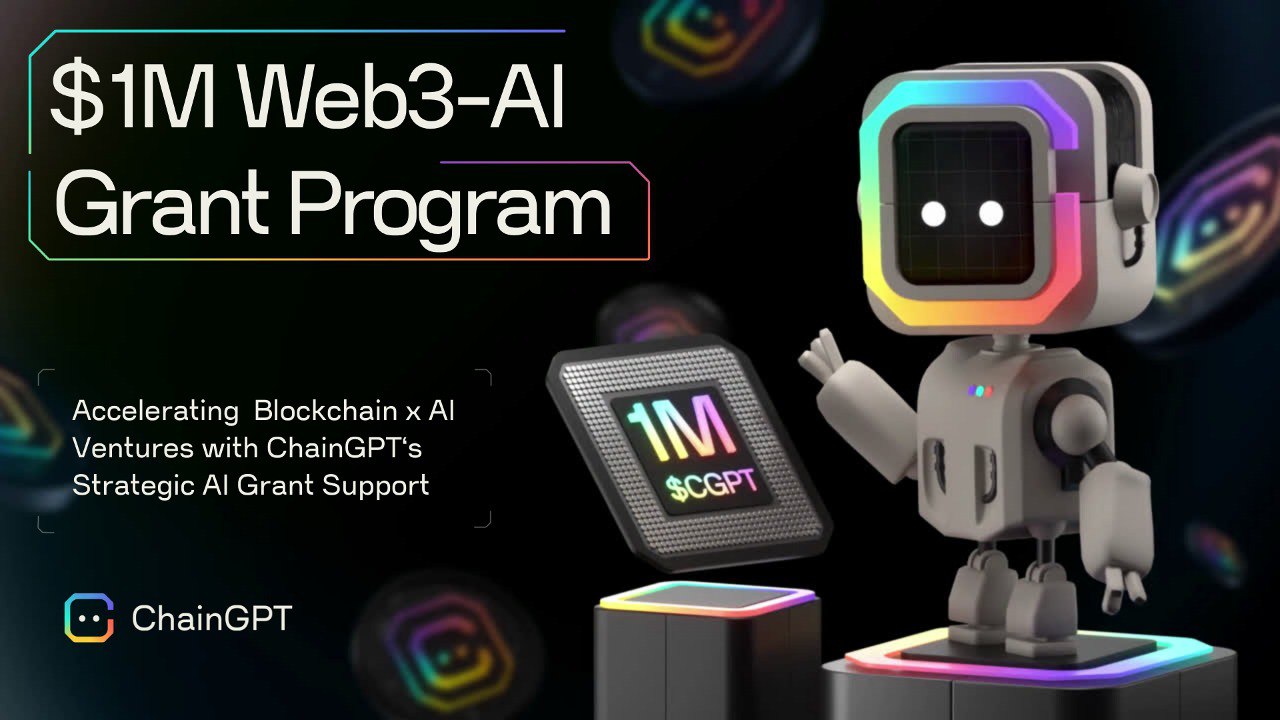 ChainGPT Offers $1 Million in Grants to Accelerate AI-Powered Blockchain Innovation